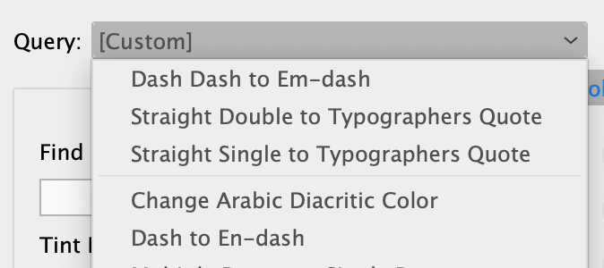 Scroll Wheel Skips Queries in Find/Change Window o... - Adobe Community ...