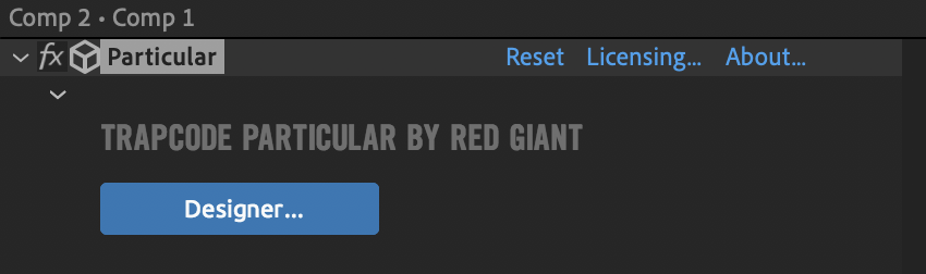 Solved: no designer trapcode - Adobe Community - 10639796
