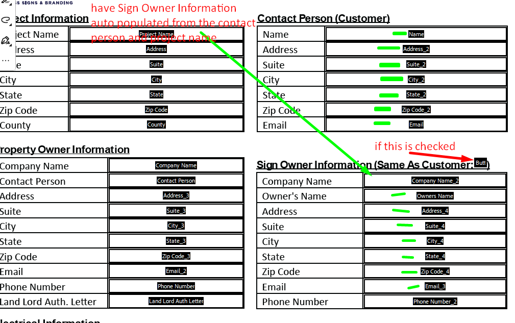 Solved: Autofill Spaces with a Check Box - Adobe Product Community - 14801650