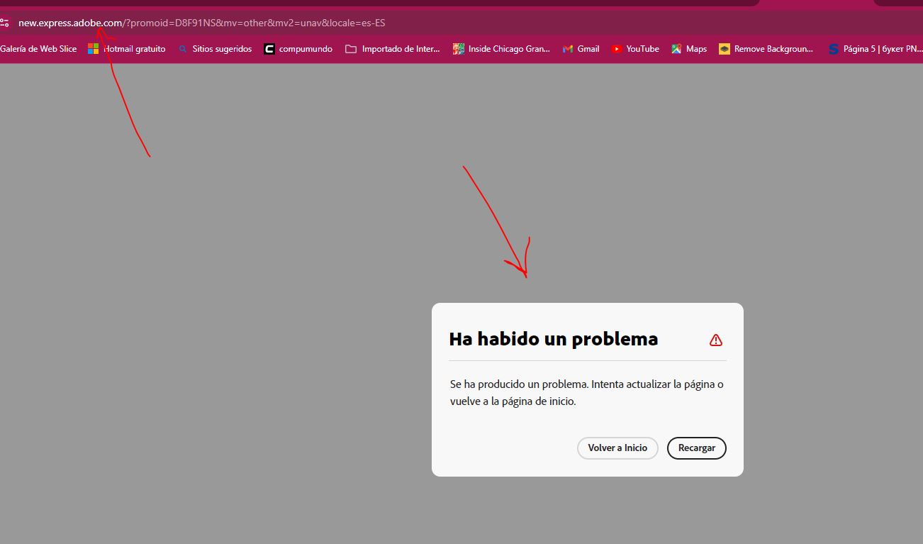 No es posible cargar los datos - Adobe Product Community - 14802894