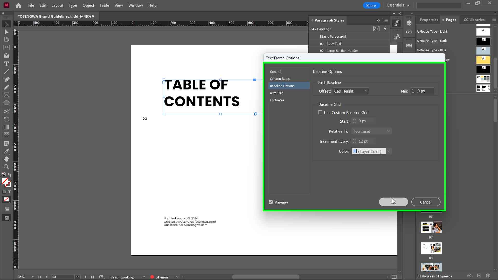 Solved: How to Align Text to the Top of the Frame in Adobe... - Adobe ...