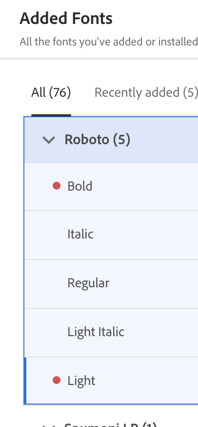 Creative Cloud Added Fonts dialog is not loading s... - Adobe Community - 14811493