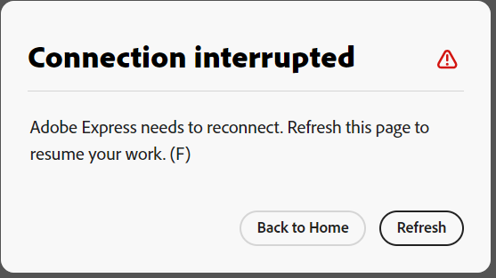 Adobe Express Needs To Reconnect Adobe Product Community 14689517