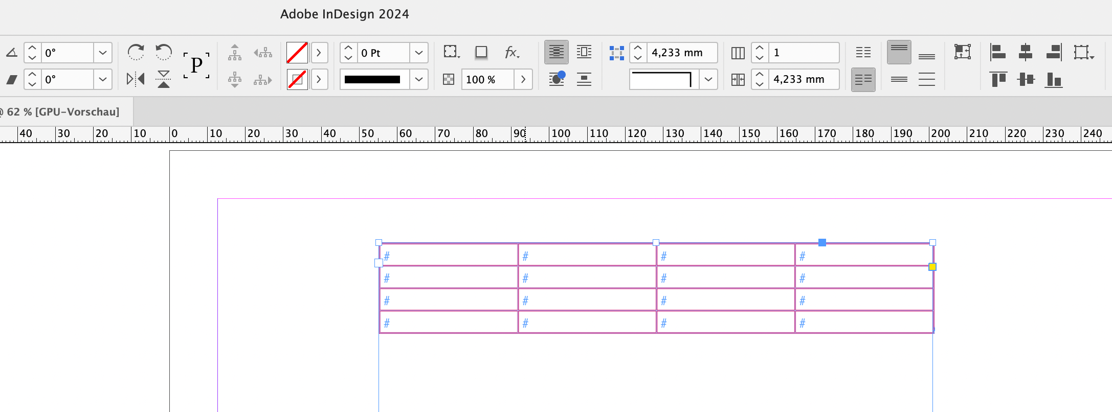 Solved: Table stroke indesign - Adobe Product Community - 14823872