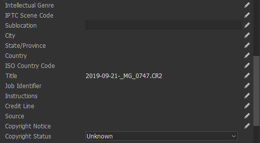 Set Filename to Metadata Bridge script John Beards... - Adobe Product ...