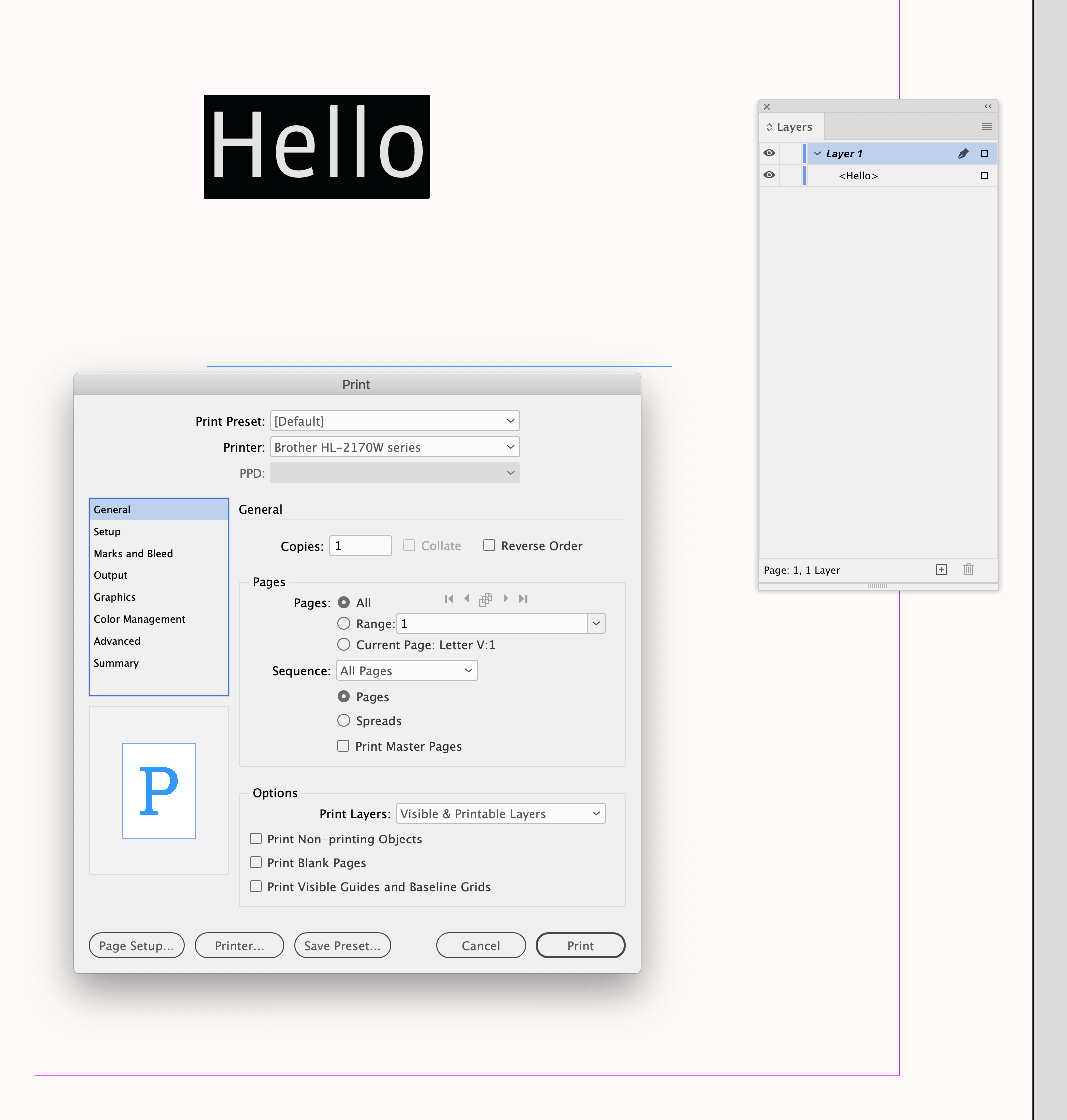 InDesign Document Printing Blank Pages on HP Color... - Adobe Product ...
