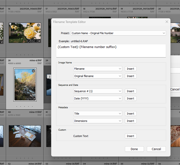 Exporting files and proper file naming. - Adobe Product Community - 14833384