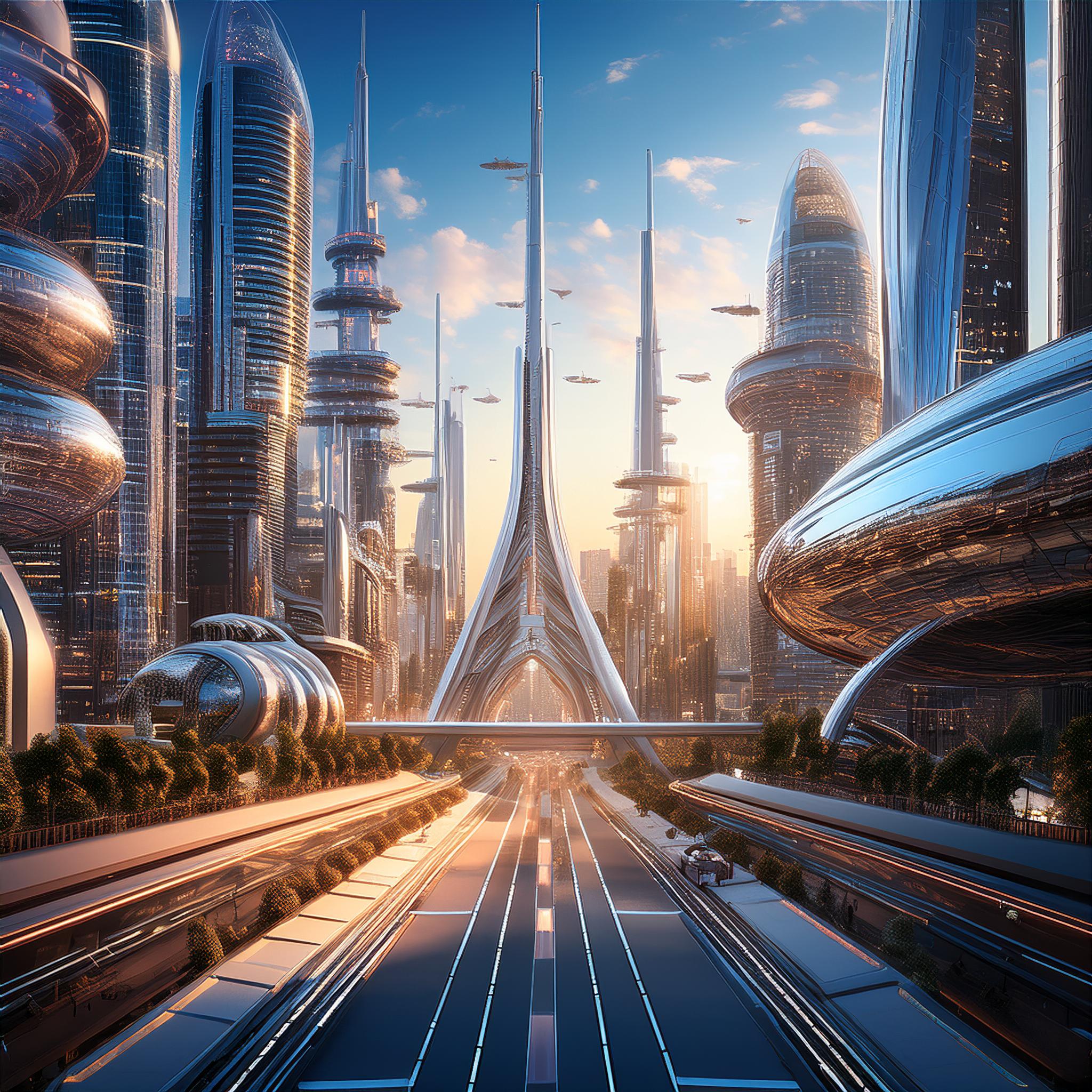 Weekly challenge- Futuristic Cityscape - Adobe Product Community - 14850112