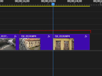 "Missing footage" diagonal lines appear when trimm... - Adobe Product Community - 14849729