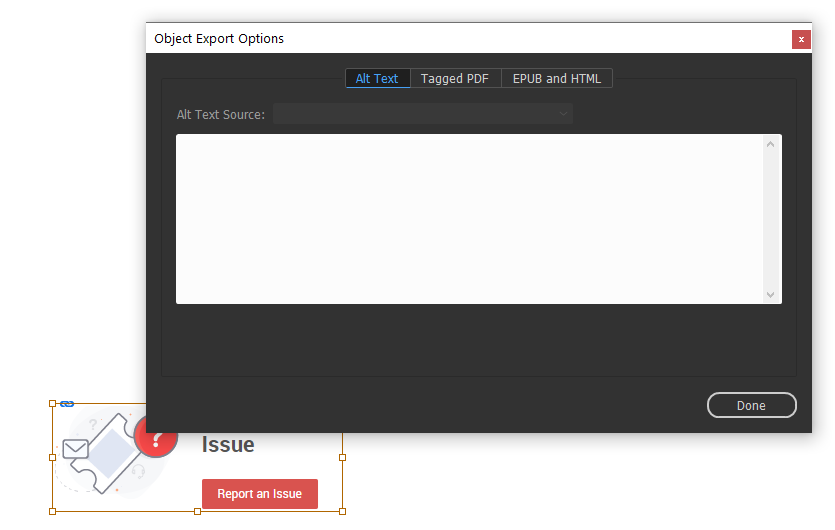Solved: No custom alt text option available for images. - Adobe ...