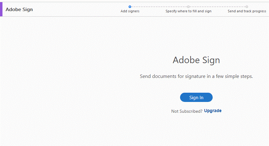 Unable to send PDF for signatures - Adobe Community - 11016210