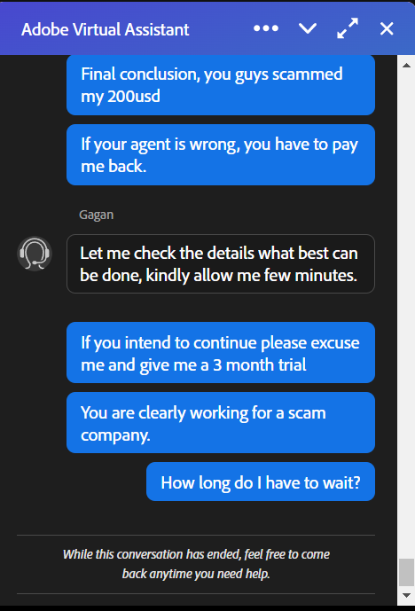 ADOBE SCAM - Adobe Community - 14862778