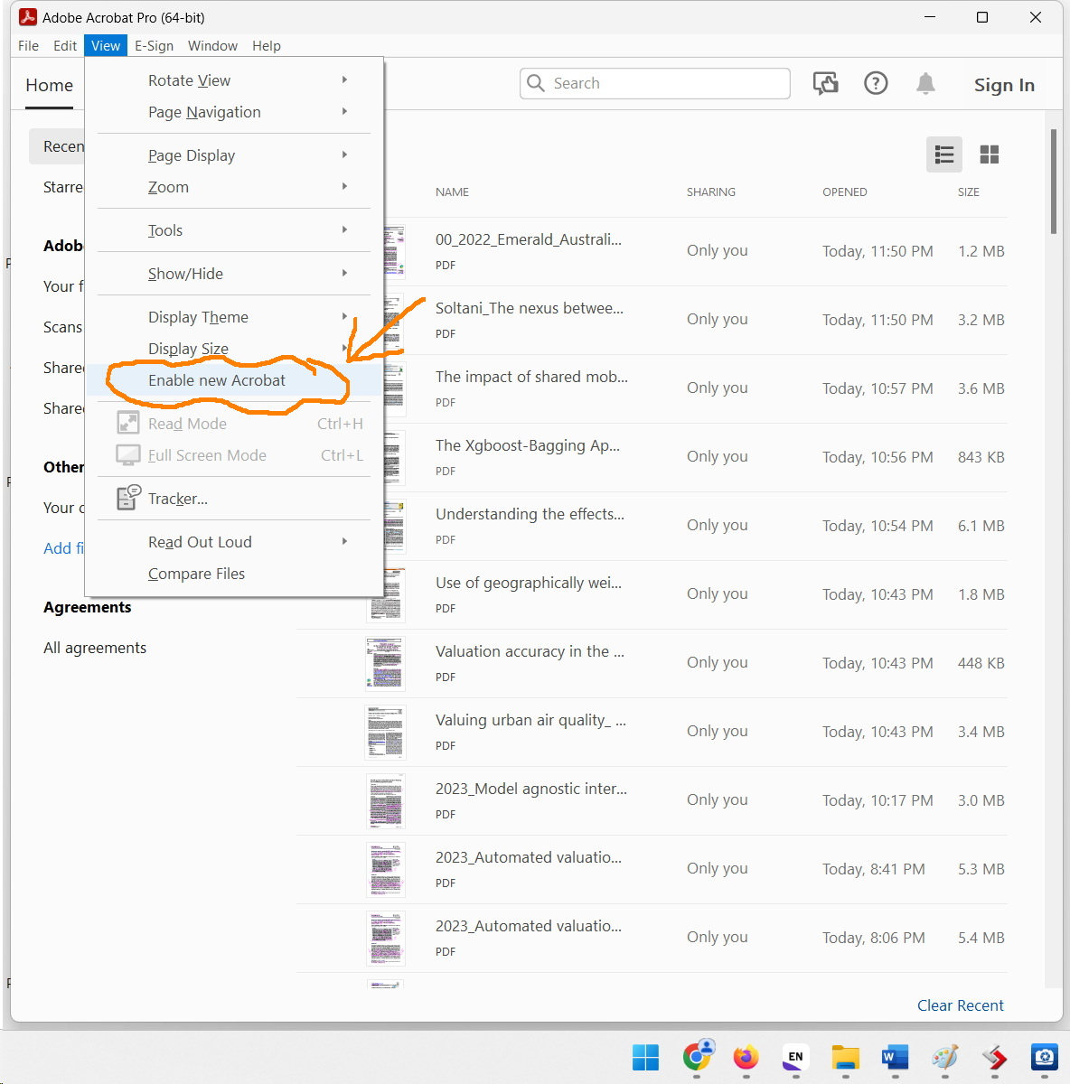 Solved: Acrobat Pro 2023.001.20064: The “Open documents as... - Adobe ...