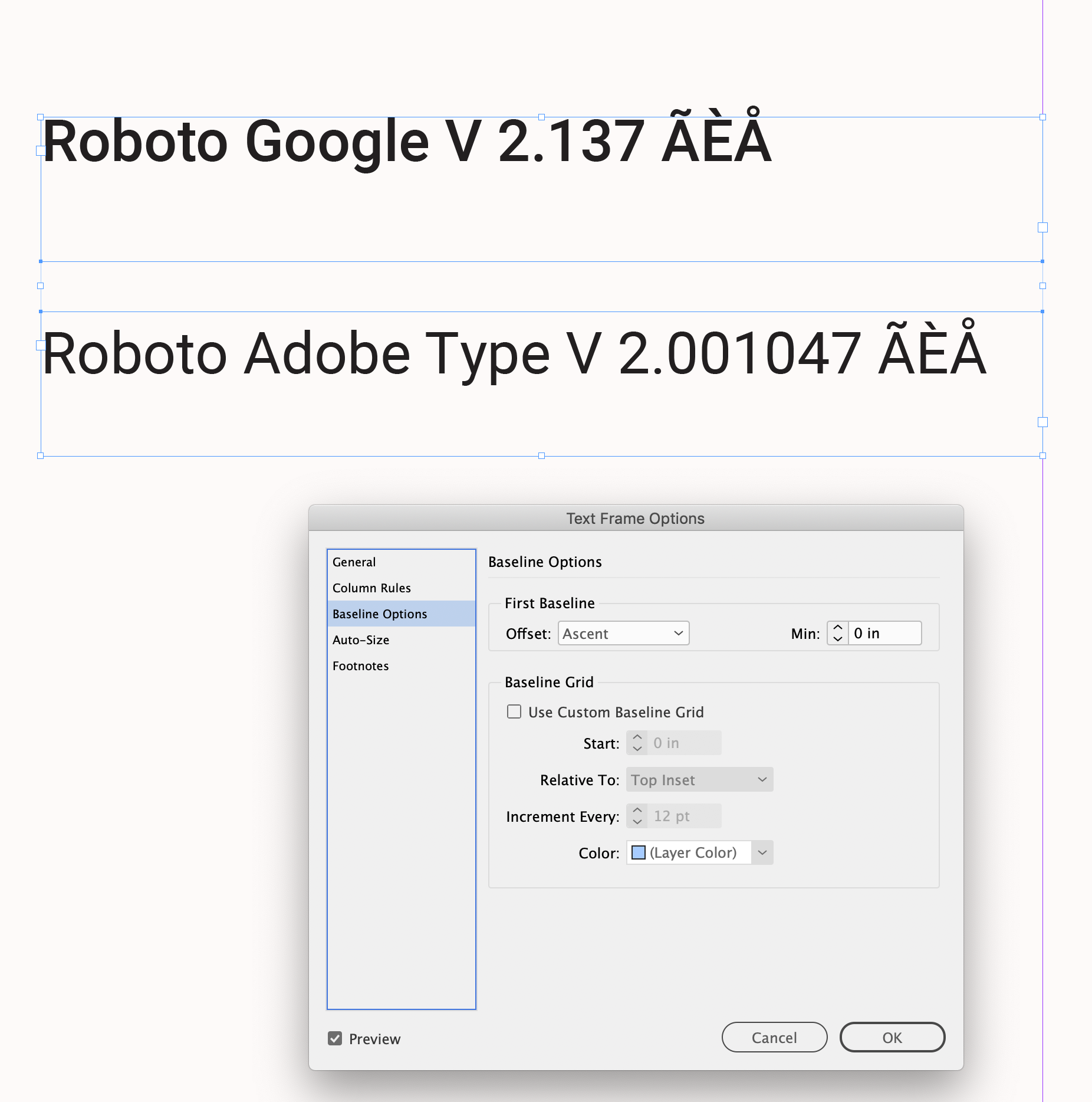Solved: Understanding InDesign's First Baseline Offset: Is... - Adobe ...