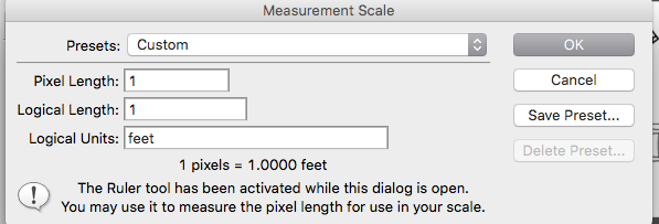 Solved: How to set Custom Measurement Scale to 1/4" = 1'-0... - Adobe ...