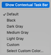Gradients Context Bar available in Photoshop Deskt... - Adobe Product ...