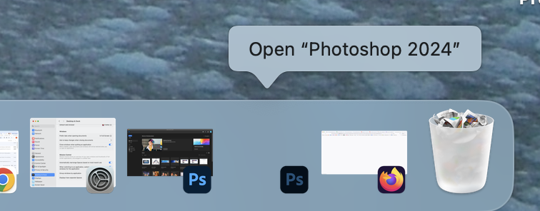 Photoshop sometimes takes up two spots in my dock,... - Adobe Community ...