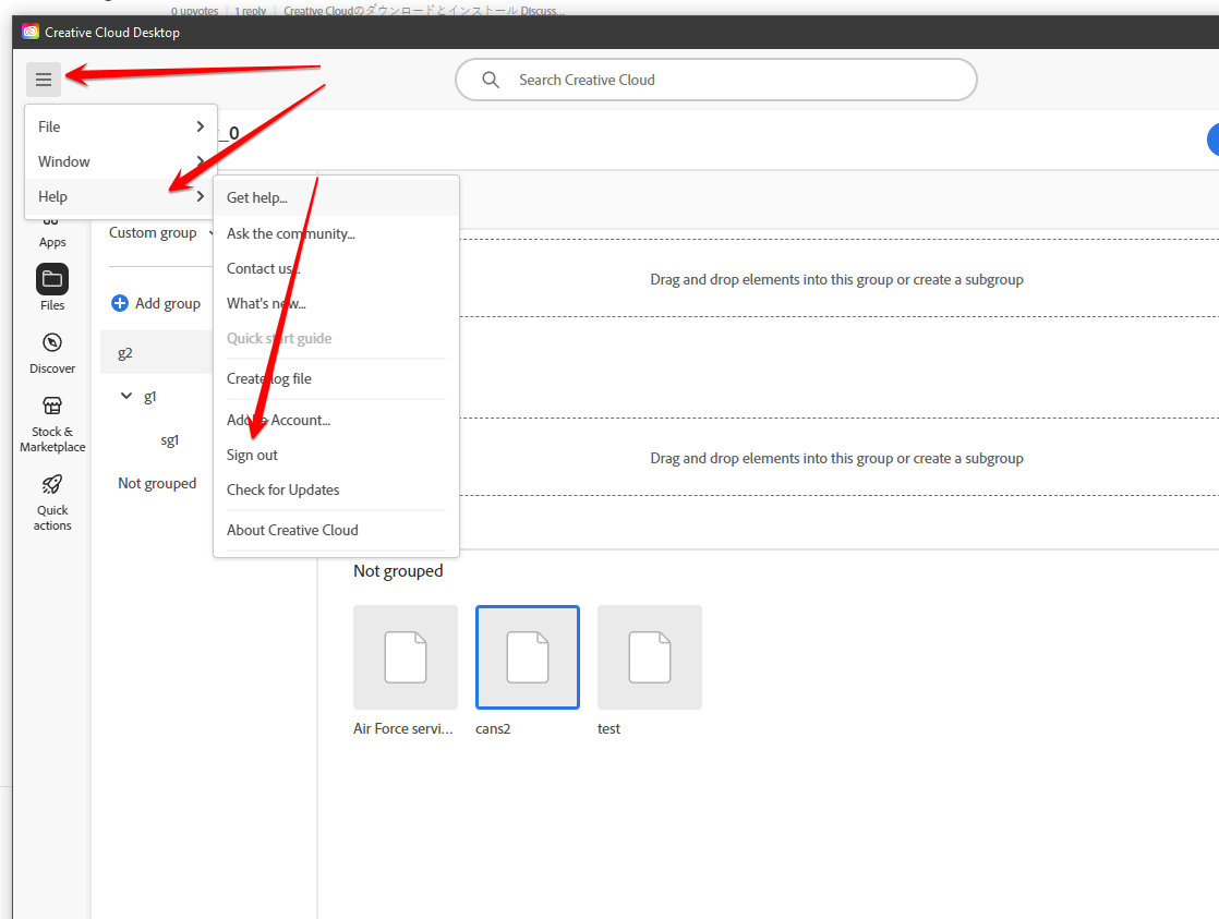 Can't find gear icon in adobe creative cloud deskt... - Adobe Product ...