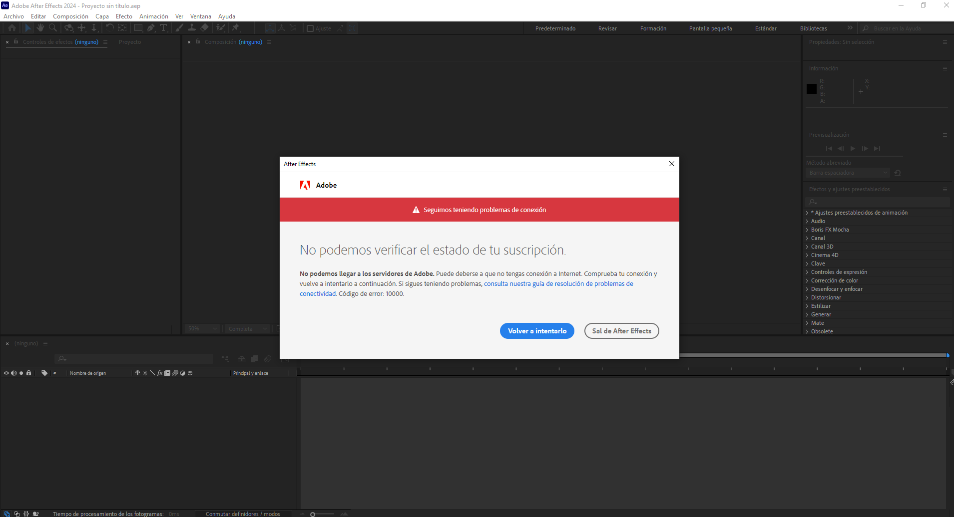 Pague adobe, me aparece que no tengo conexion y se... - Adobe Product ...