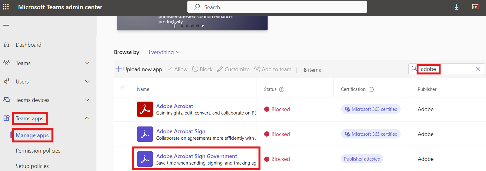 Unable to connect to Adobe Sign Government via MS ... - Adobe Product ...