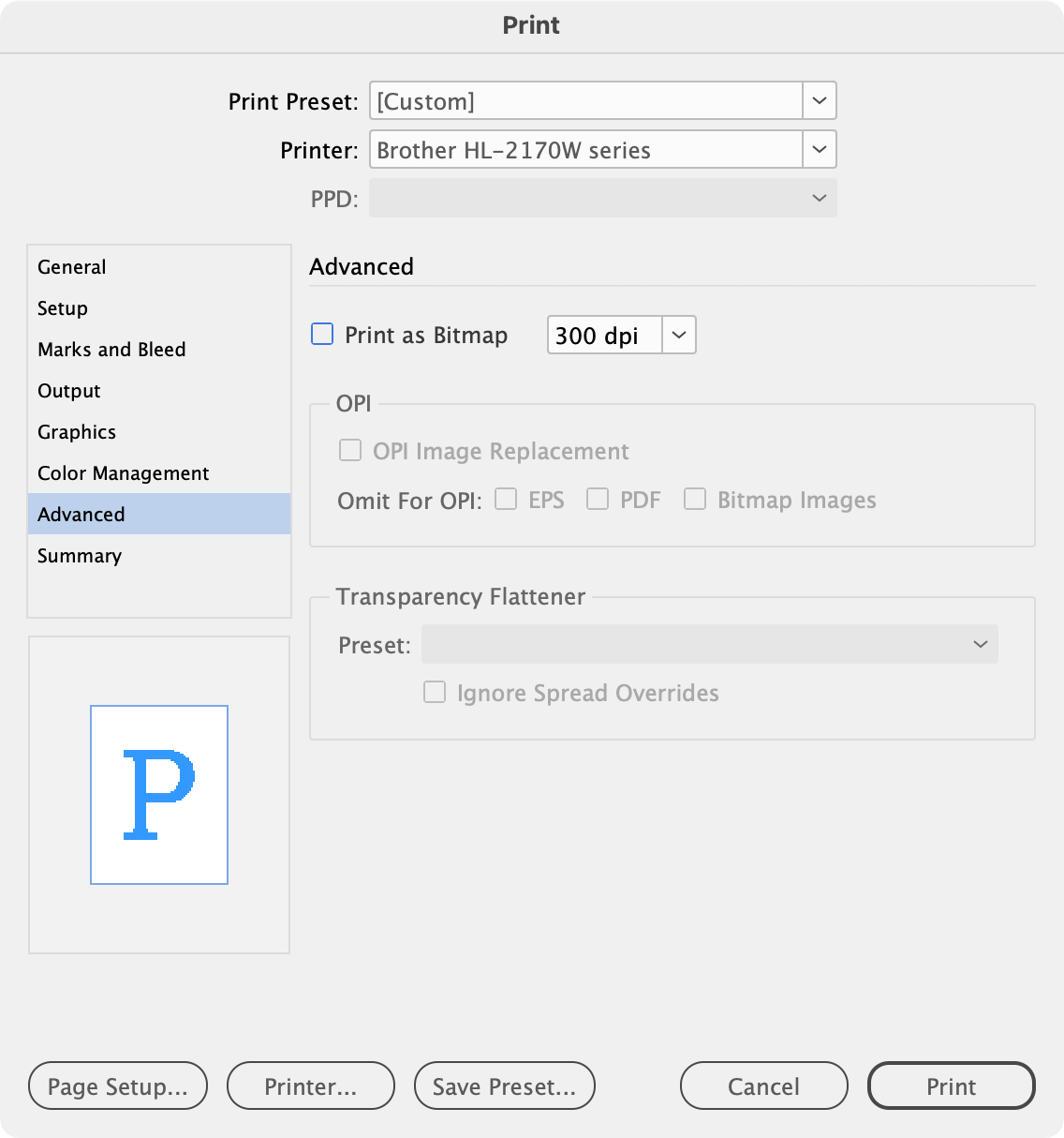 Transparency Flattening Option Grayed Out in InDes... - Adobe Product ...