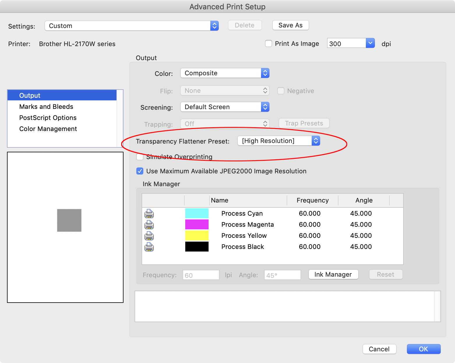 Transparency Flattening Option Grayed Out in InDes... - Adobe Product ...