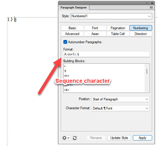 Solved: Paragraph autonumbering jumps backwards? (17.0.4.6... - Adobe ...