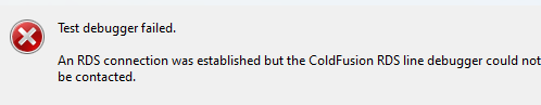 RDS not working in Coldfusion 2021 update 16 - Adobe Product Community - 14908323