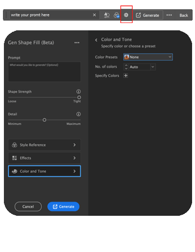 Generative Shape Fill: Fill outlines with detailed... - Adobe Product ...