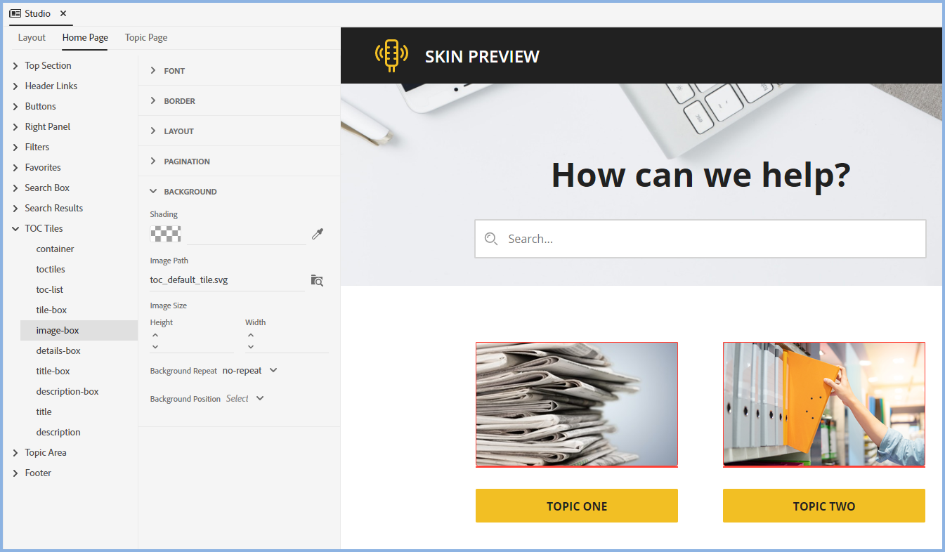 Change the layouts of the Home Page tiles - Adobe Product Community ...