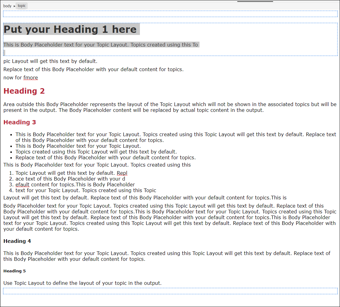 Why is my Topic Layout displaying like this - Adobe Product Community ...