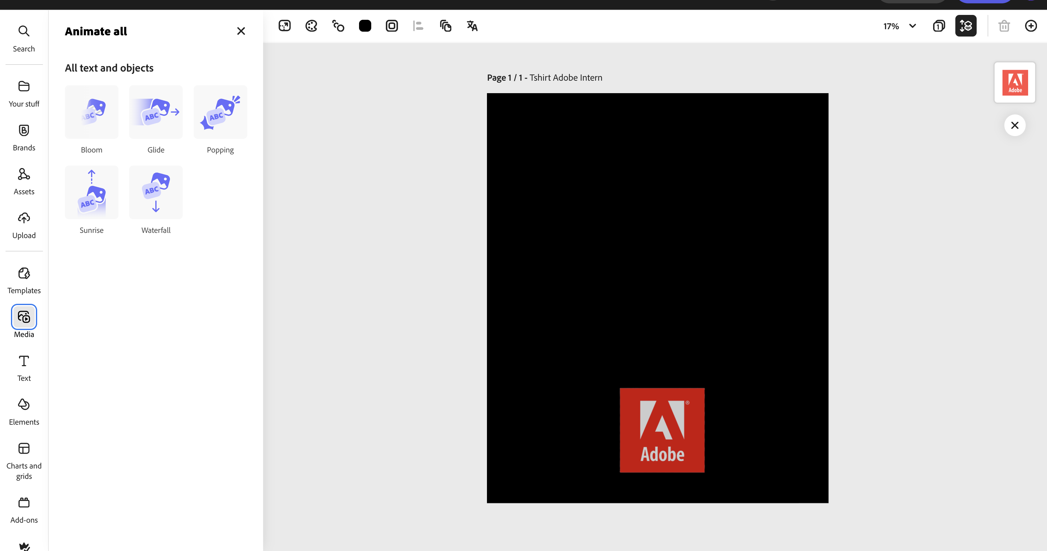 When i click on the left side menu , it is not ope... - Adobe Product Community - 14950981