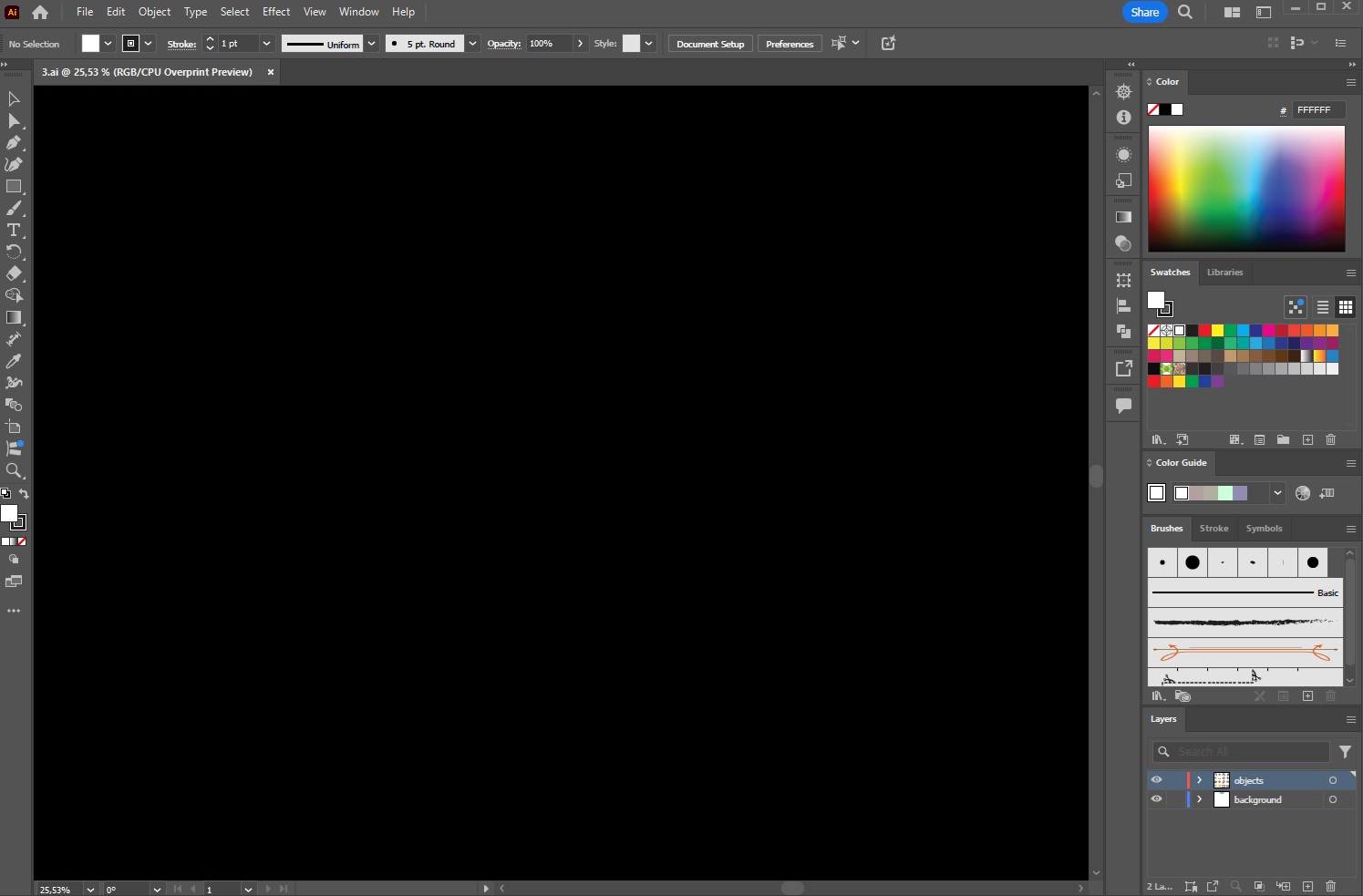 Solved: Black Screen - no artwork - Adobe Product Community - 14953759