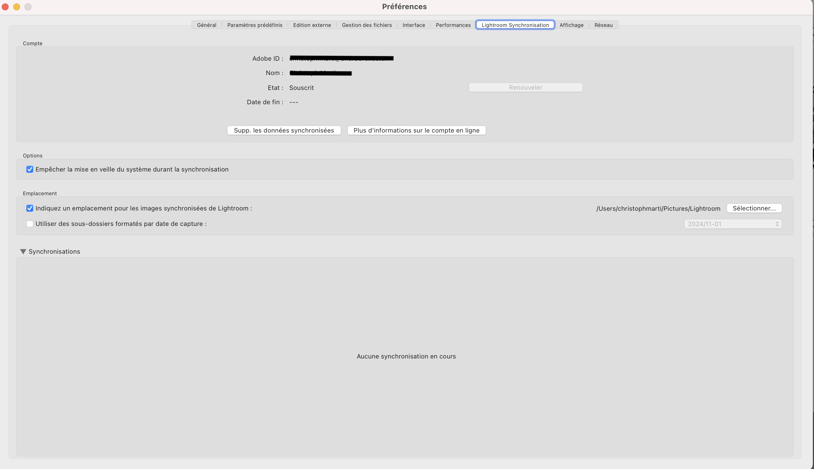 Sync issue wihout files stuck of error message - Adobe Community - 14956958