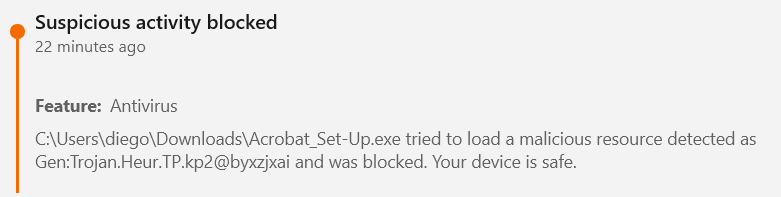 Adobe Reader DC download says it is infected with ... - Adobe Product ...