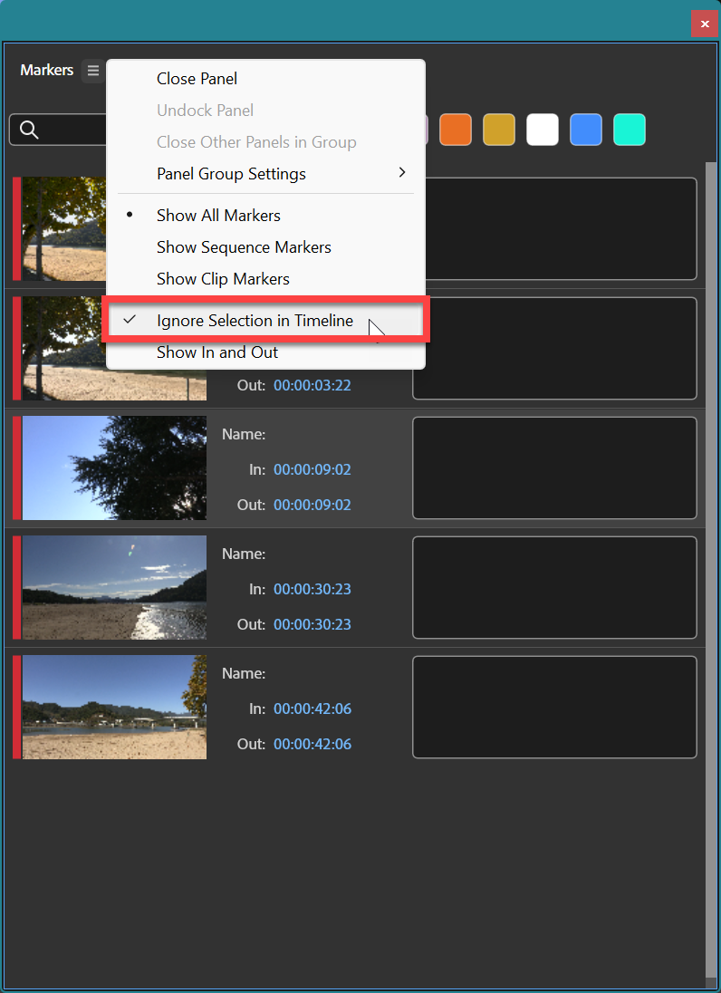 Solved: Markers should be visible when the Timeline Panel ... - Adobe ...