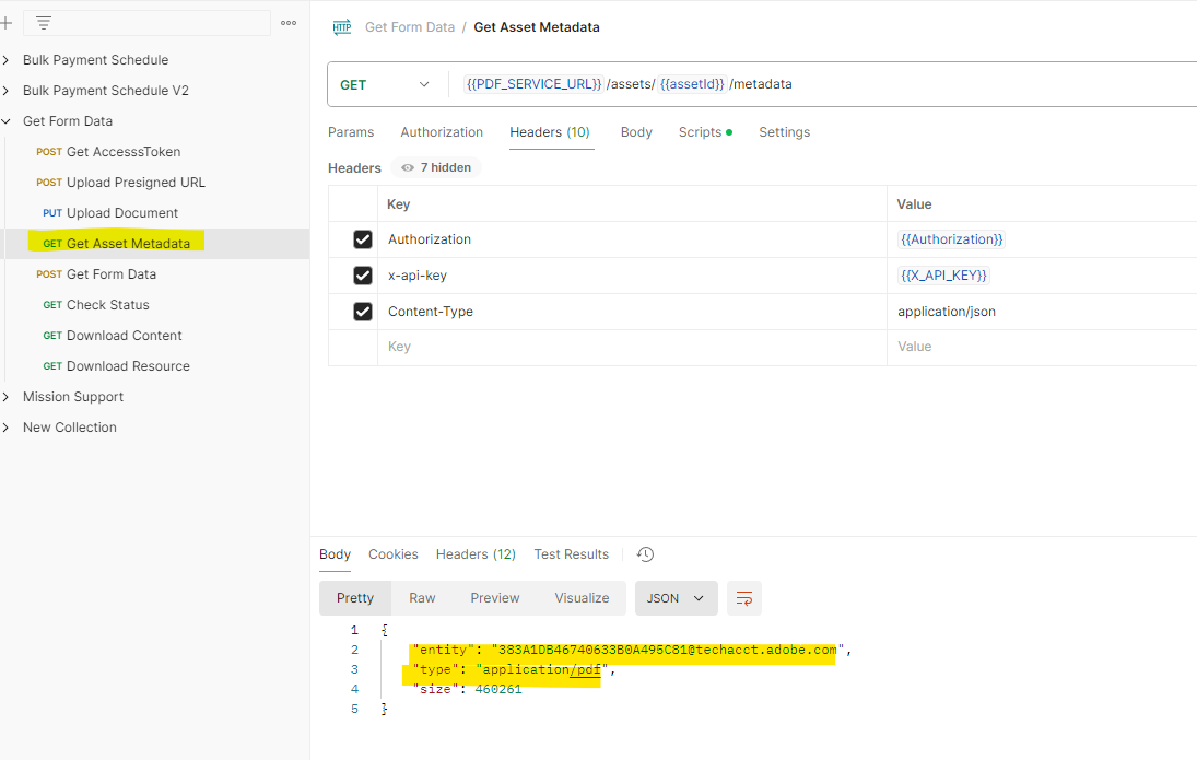 Solved Getformdata Asset Not Found When Checking Status Adobe Product Community 14996901
