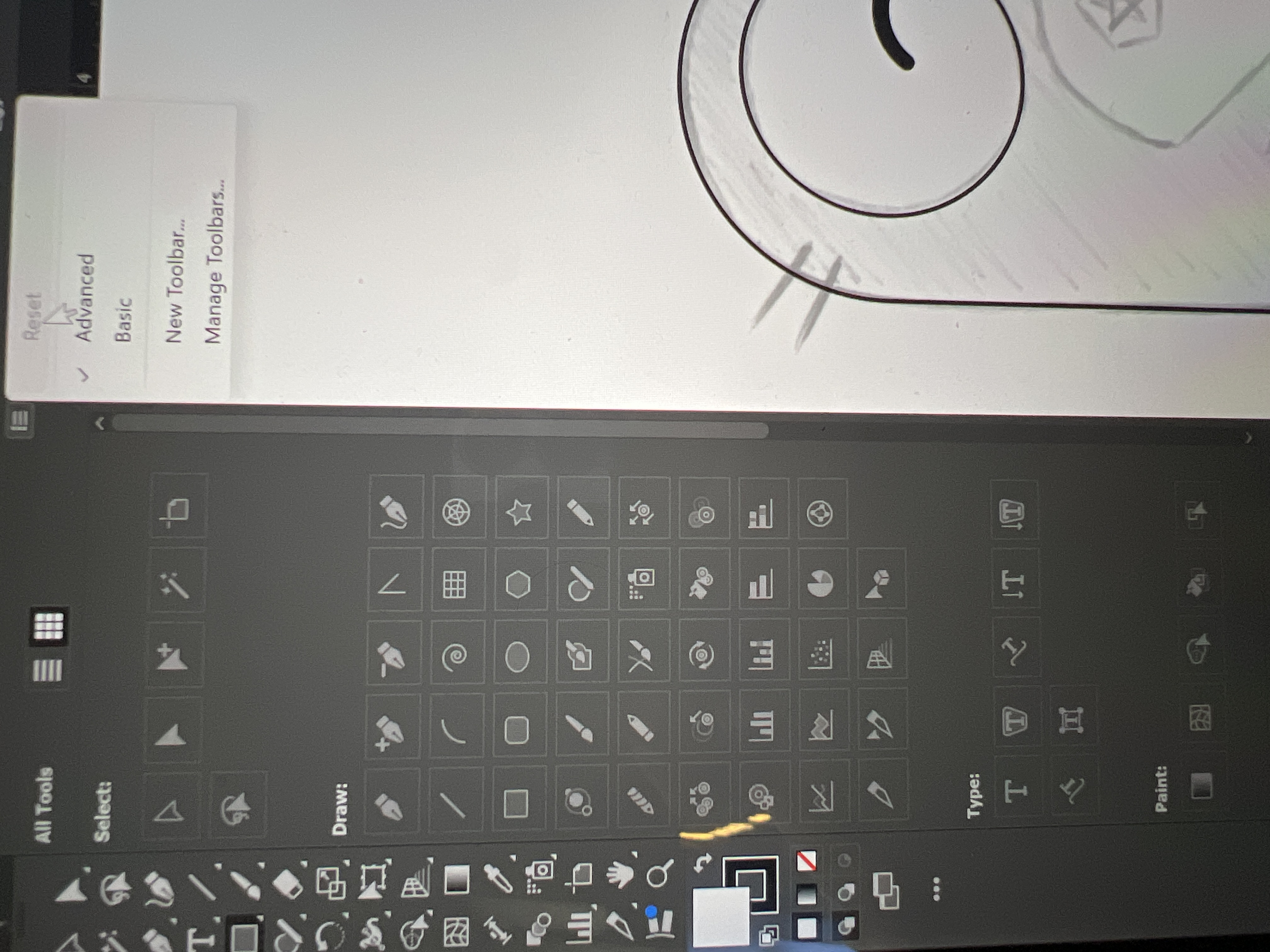 Unable to use all draw tools - Adobe Community - 14997441