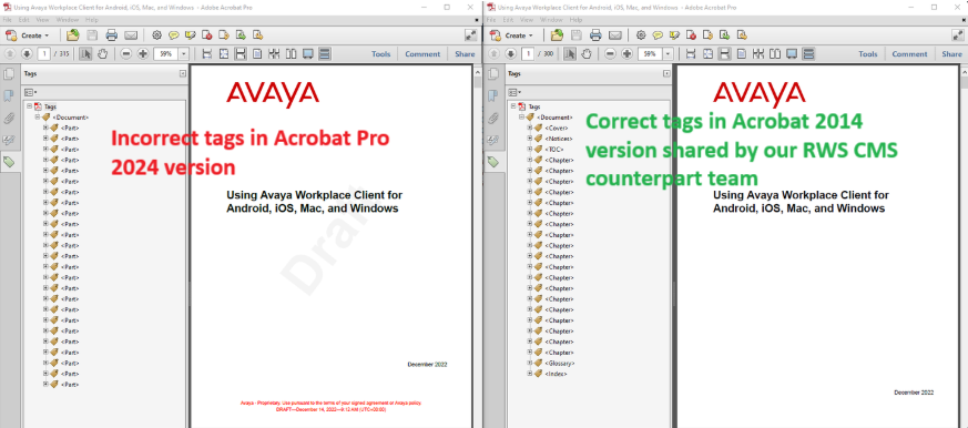 Incorrect tags displayed in tagged PDF - Adobe Product Community - 15003575