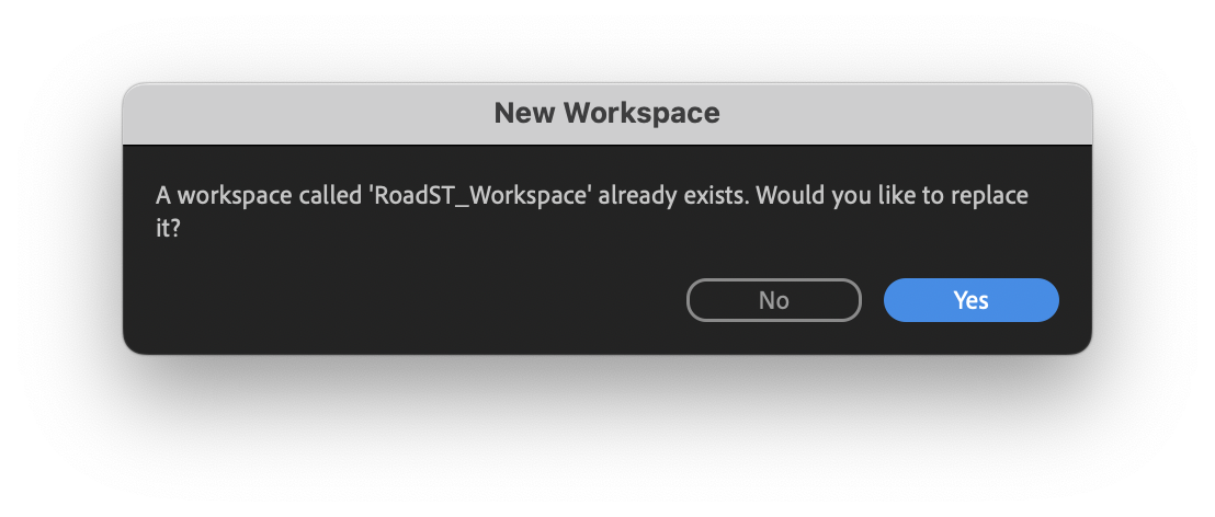 해결됨: I have saved custom workspace. then Where is the s... - Adobe Community - 15008521