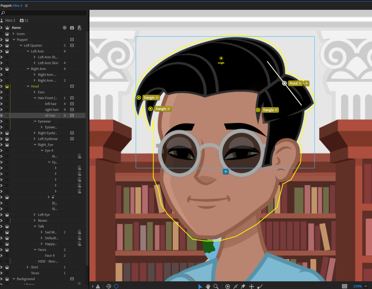 dangle is not working on basic characters - Adobe Community - 15011411