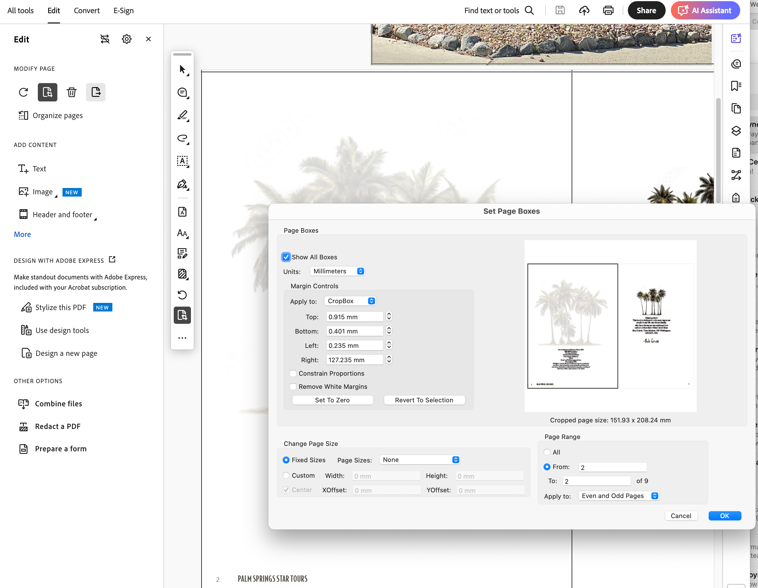 How to split a PDF in 2-page spreads into single p... - Adobe Product ...