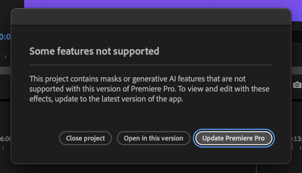 Generative Extend Update: Known Issues and Workaro... - Adobe Product ...