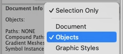 Solved: Make Document Info Panel show Objects by default - Adobe ...