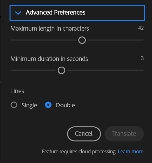 Now in Beta: Translate Captions for Premiere Pro - Adobe Community - 15000319