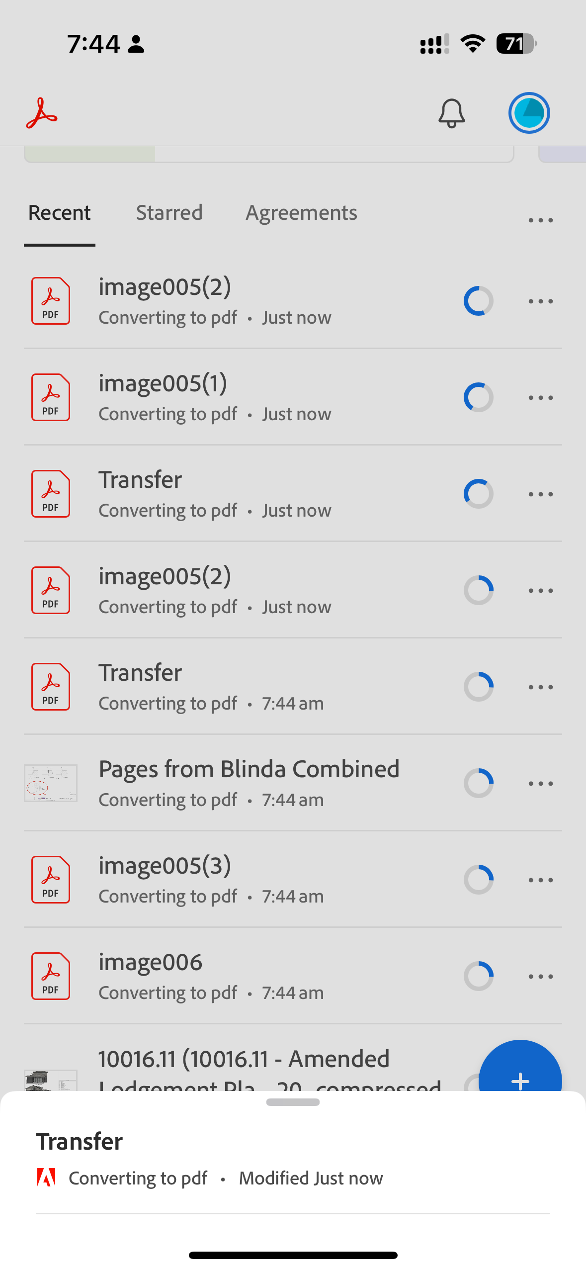 Files stuck processing when converting - Adobe Community - 15022094