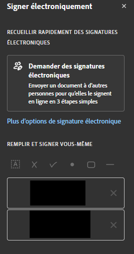 Demande de signature - association profil - Adobe Product Community ...
