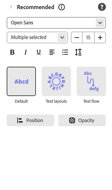 Cannot Edit Text Colour Adobe Express - Adobe Community - 15033531