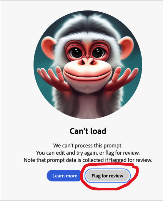 Re: Unable to generate images with the word "toe" ... - Adobe Community ...