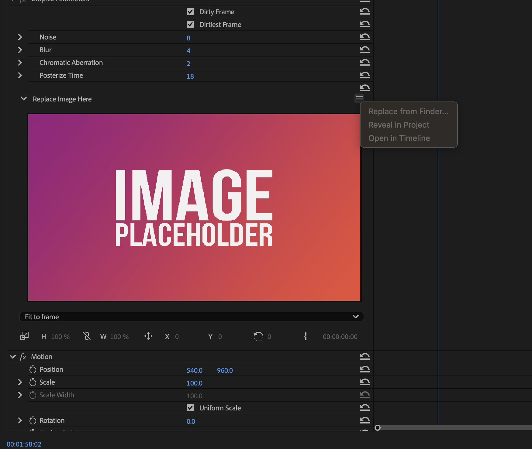 Solved: Can't replace placeholder clip on MOGRT in premier... - Adobe Product Community - 15040085